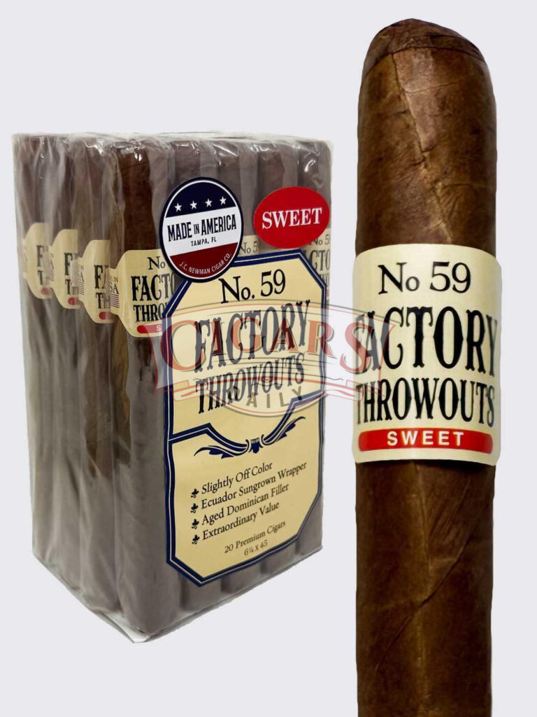 JC Newman Factory Throwouts Sweet (6.25×45) Bundle of 20 Cigars ...